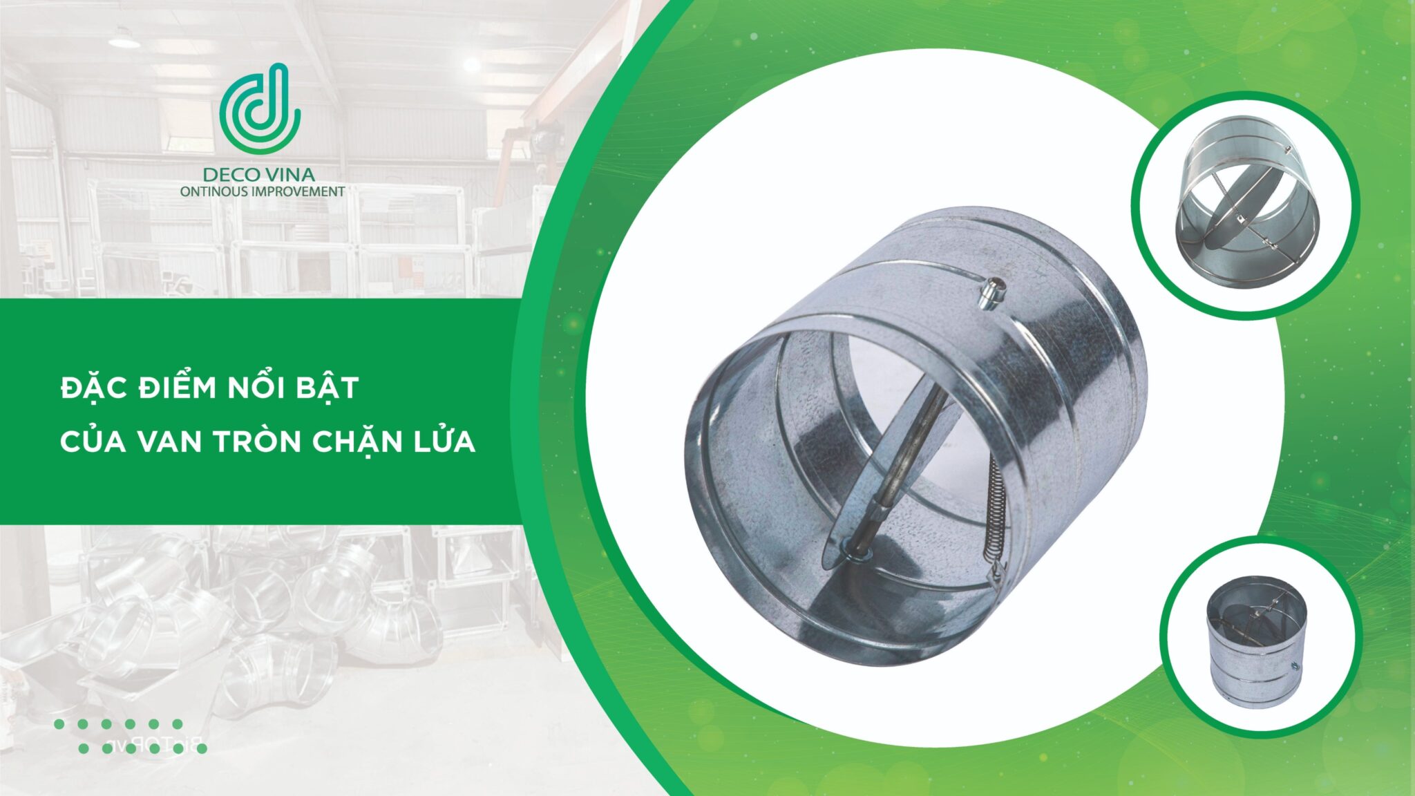 Bật mí những ưu nhược điểm, giải pháp về van tròn chặn lửa